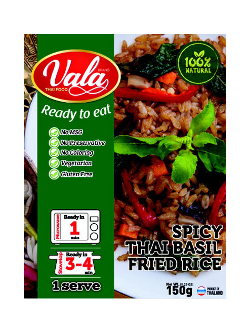 SPICY THAI BASIL FRIED RICE - Vala Thai Food
